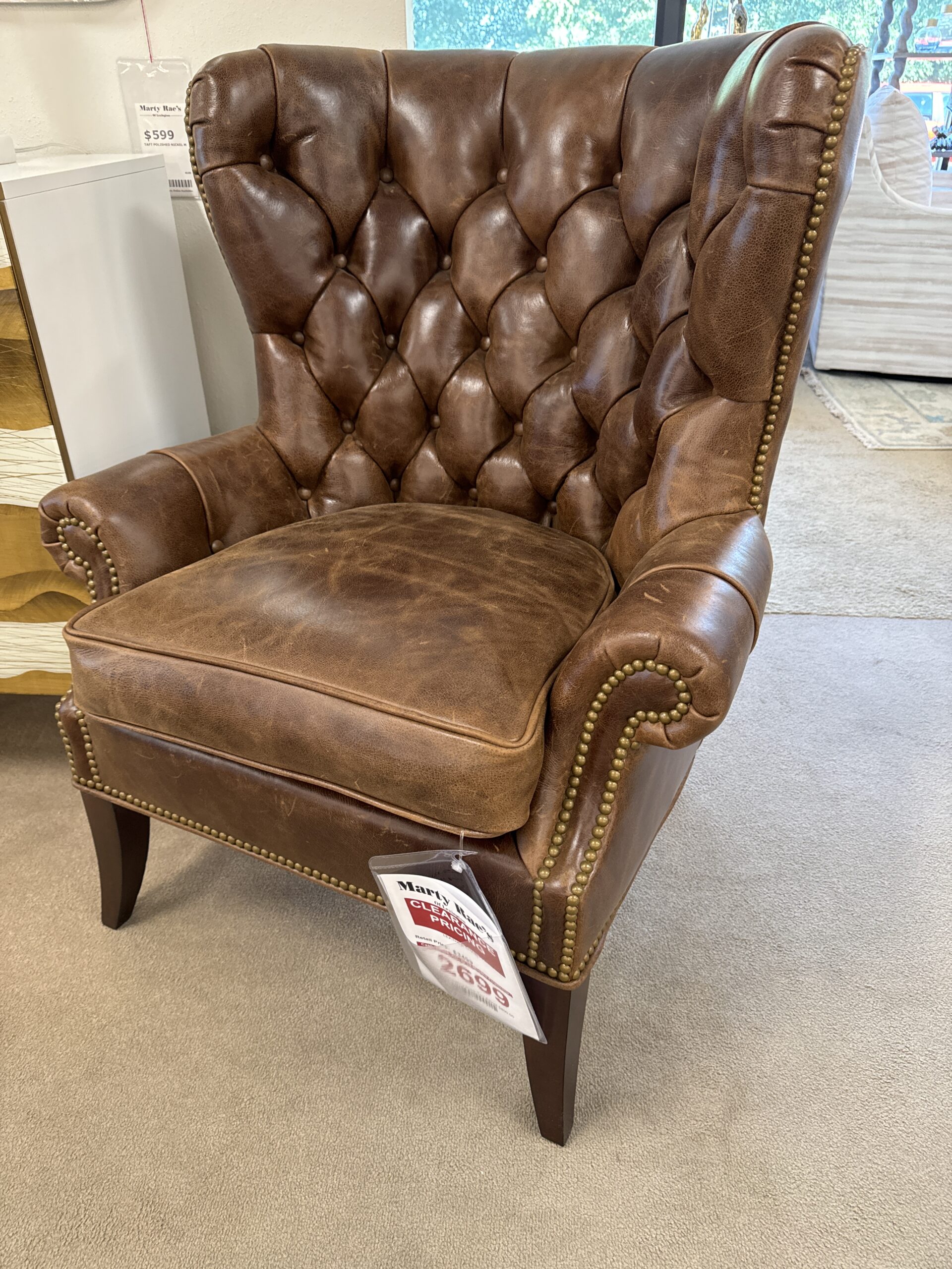 Leather furniture clearance store