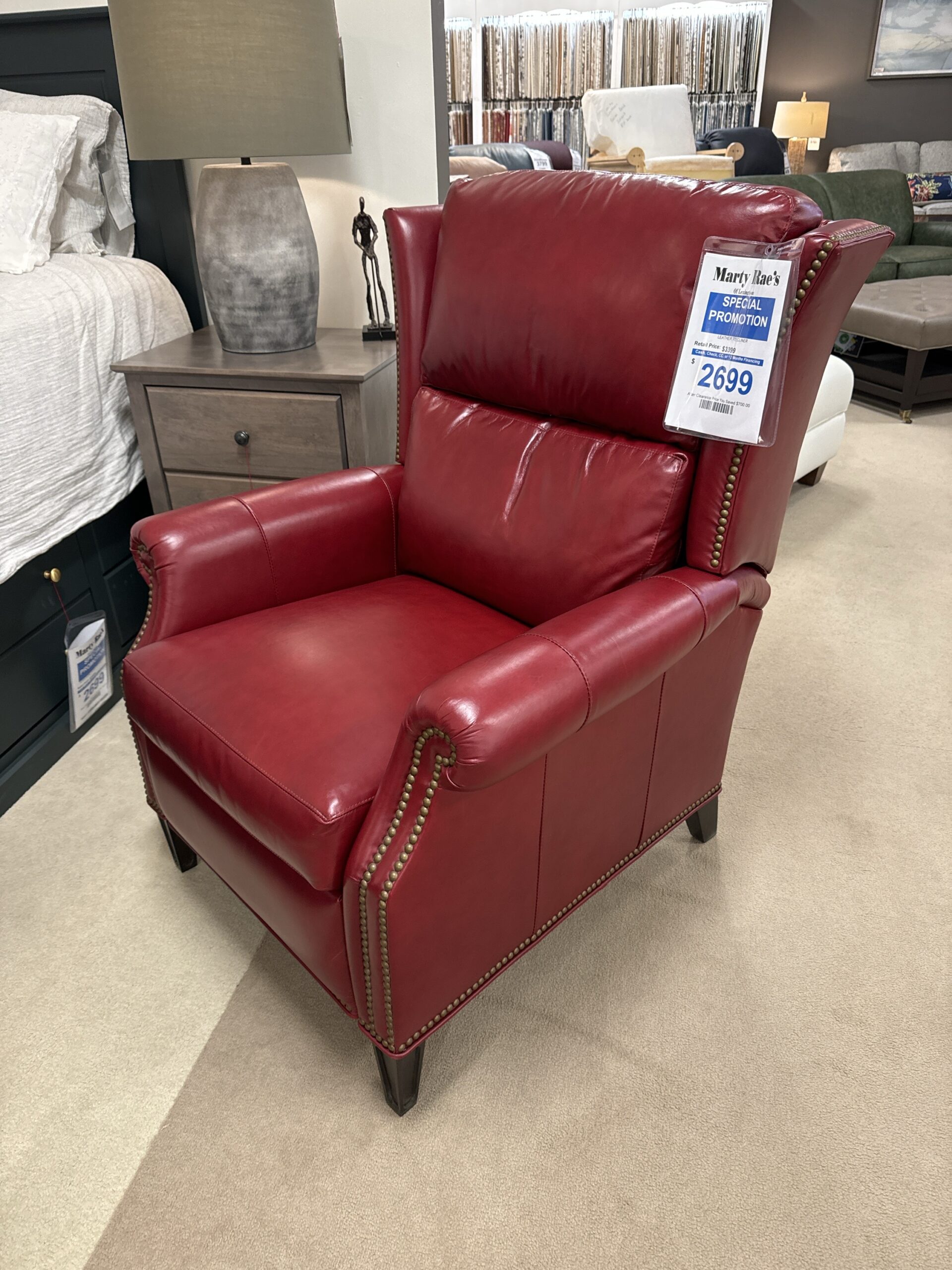 Motioncraft Leather Recliner Marty Rae s Lexington SC Furniture and Mattress Store